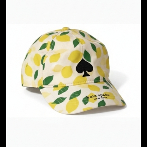 kate spade | Accessories | Kate Spade Lemon Print Hat Nwt | Poshmark